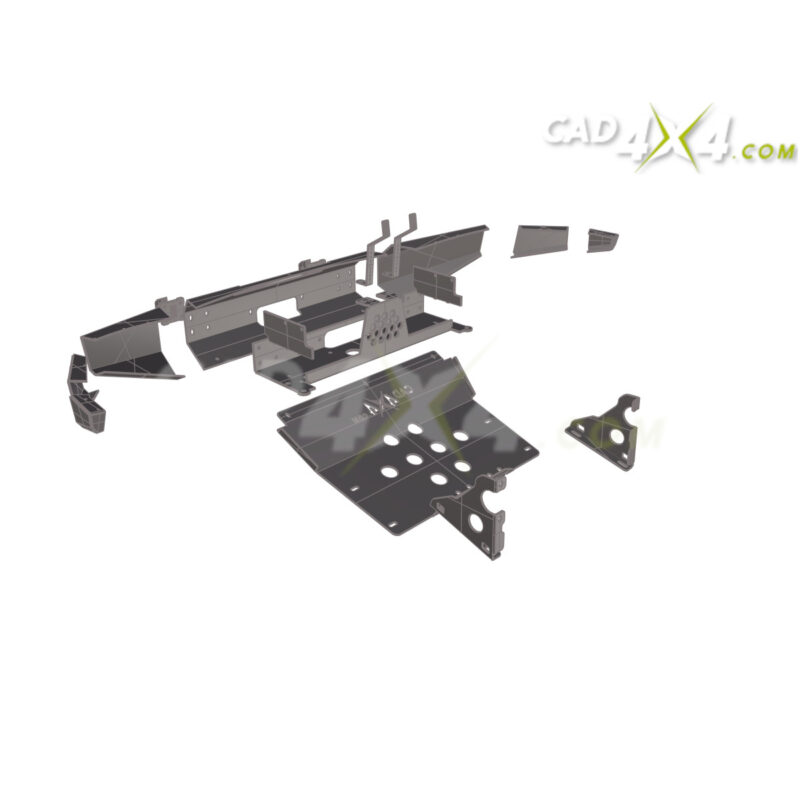 Jeep Grand Cherokee WK WH front winch bumper – CAD 4×4 Store