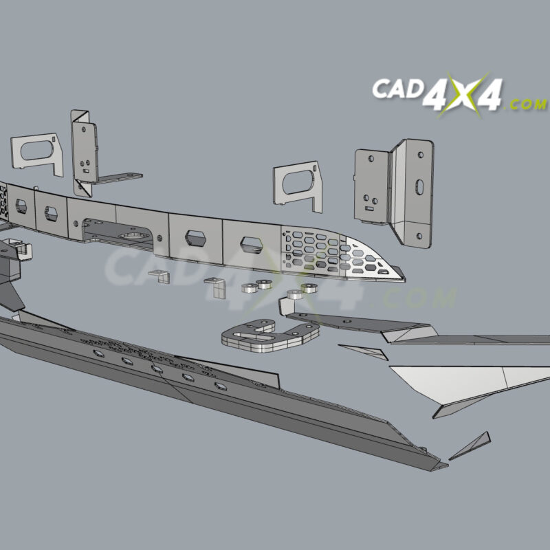 Jeep Grand Cherokee WK2 front winch bumper – CAD 4×4 Store